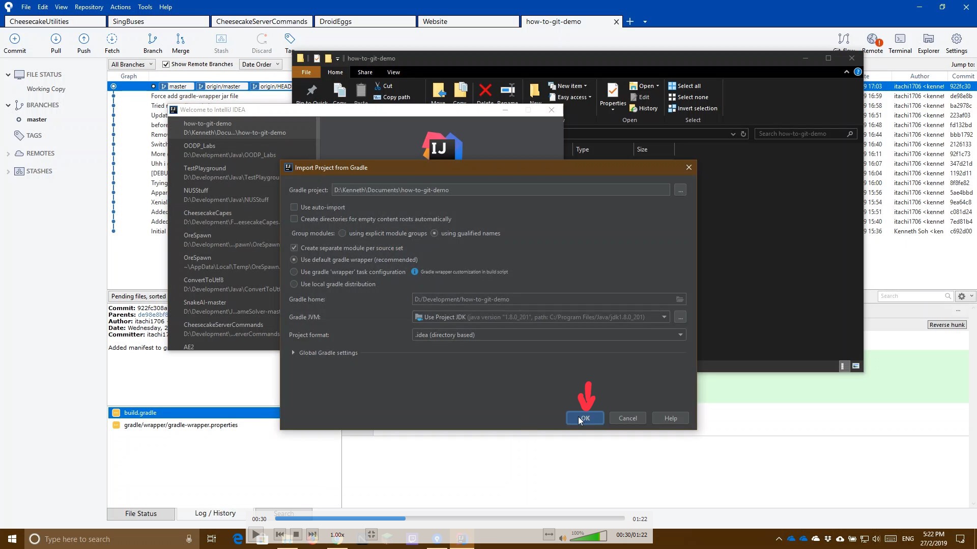 Import Project IntelliJ How To Git For Dummies NTU SCSE Style 